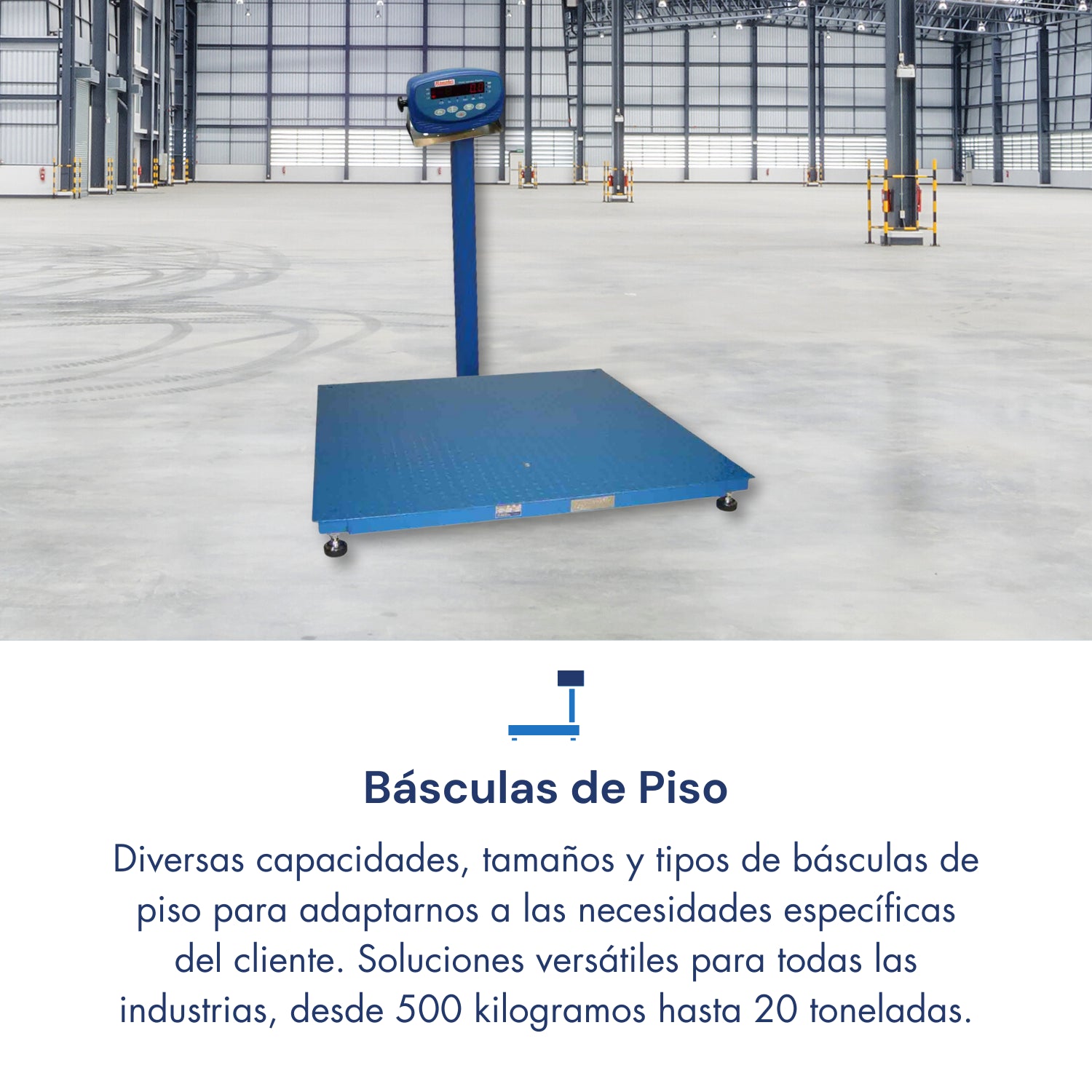 Básculas de Piso hasta 5000kg – Básculas Braunker Mx